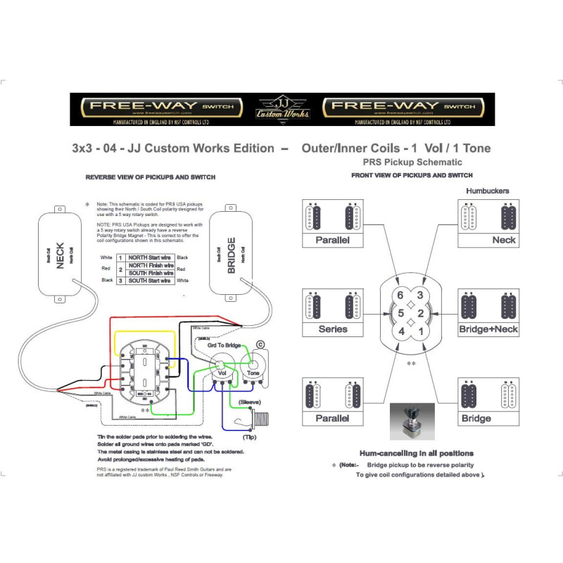NSF "Freeway" - 6 position switch