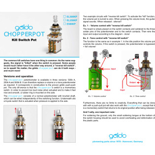 500K Log Chopperpot Kill Switch Pot